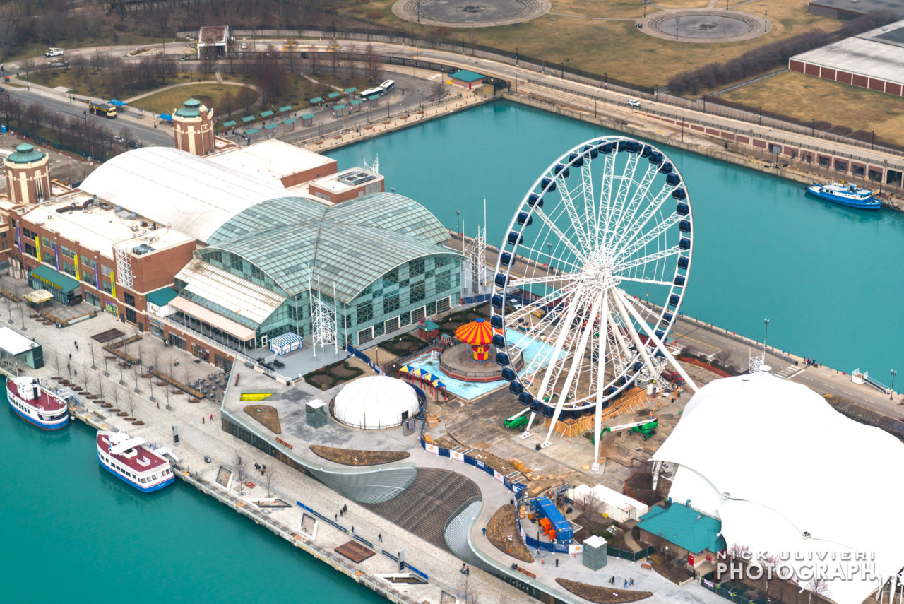 A New Ferris Wheel Rises at Navy Pier - Nick Ulivieri Photography